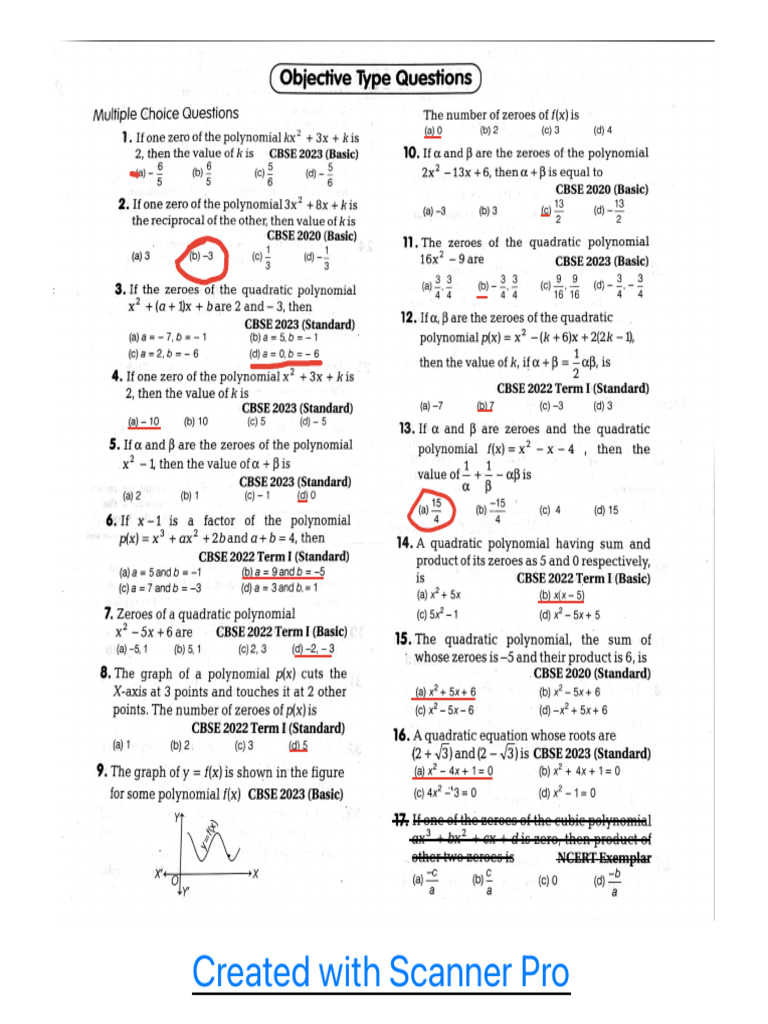 ch-2 Maths PDF | PDF | Polynomial | Zero Of A Function