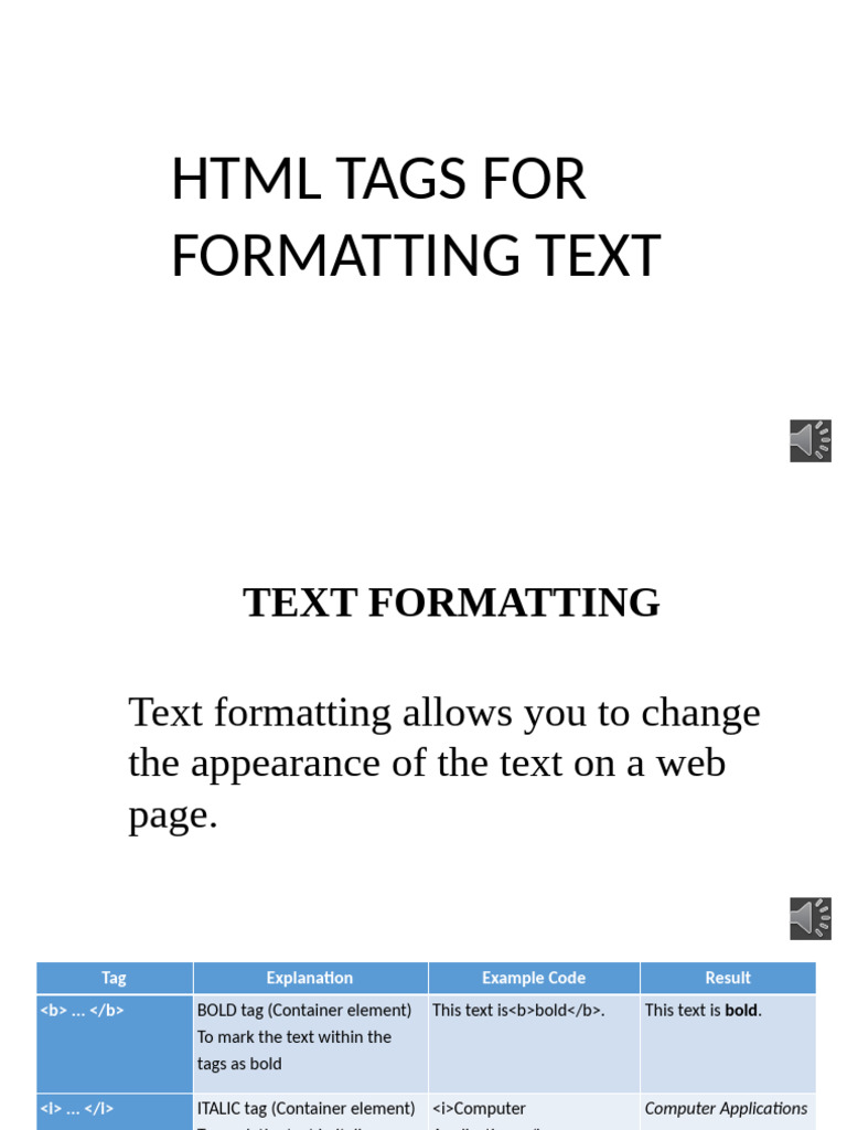 Html Text Ppt 1 Pdf Html Html Element