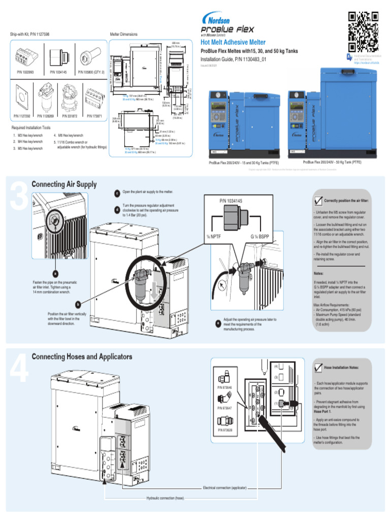 01 ProBlue Flex Melters With 15, 30, and 50 KG Tanks Installation Guide ...