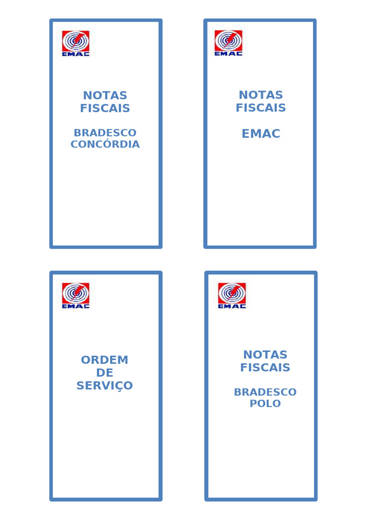 Etiquetas Padrão 5S - Pastas A-Z | PDF