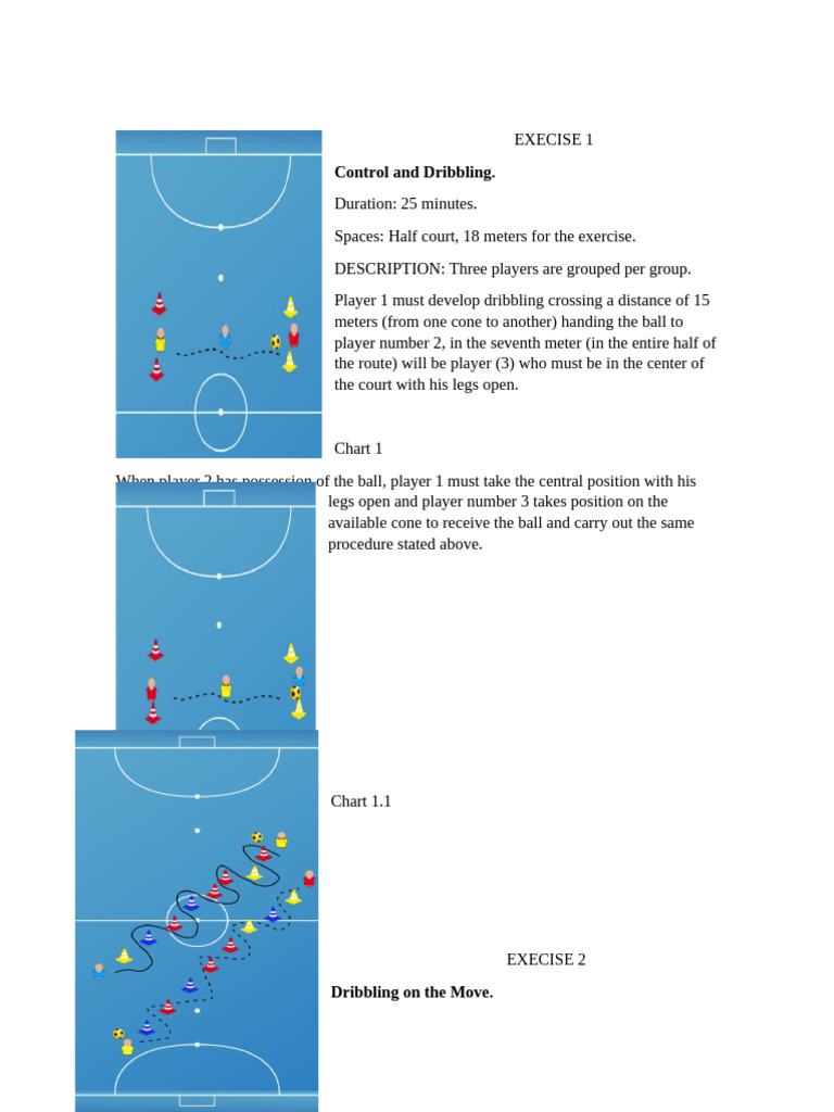 Indoor Soccer Exercises | PDF | Association Football | Athletic Sports