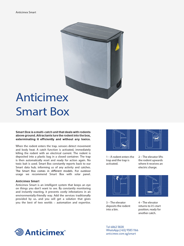Anticimex-Singapore - Smart Box | PDF | Electricity