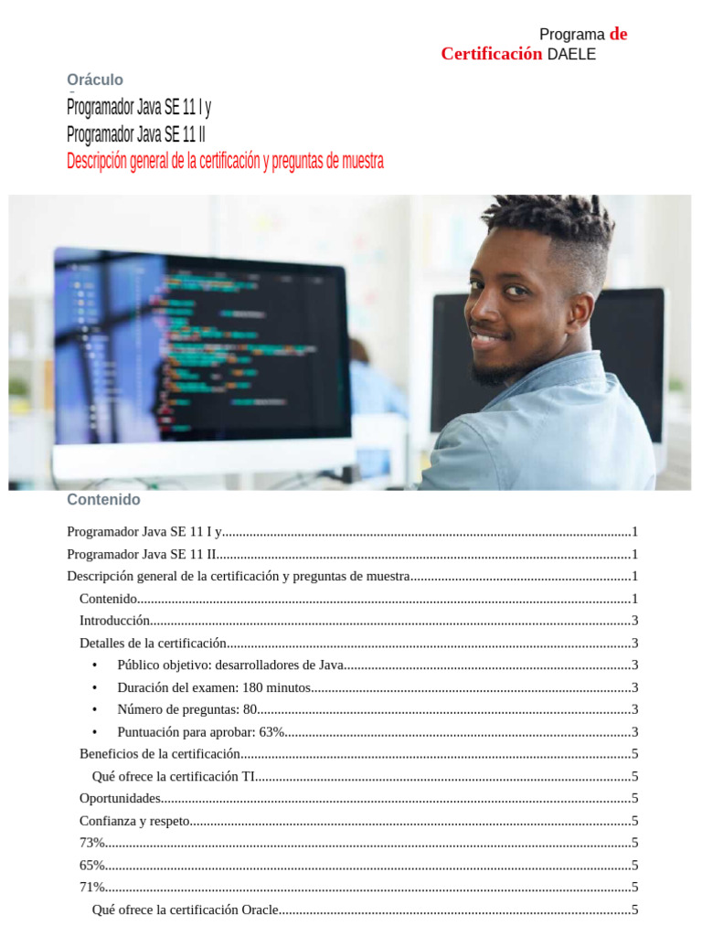 Guía de Estudio para Programadores de Java 11 | PDF | Java (lenguaje de programación) | Herencia ...