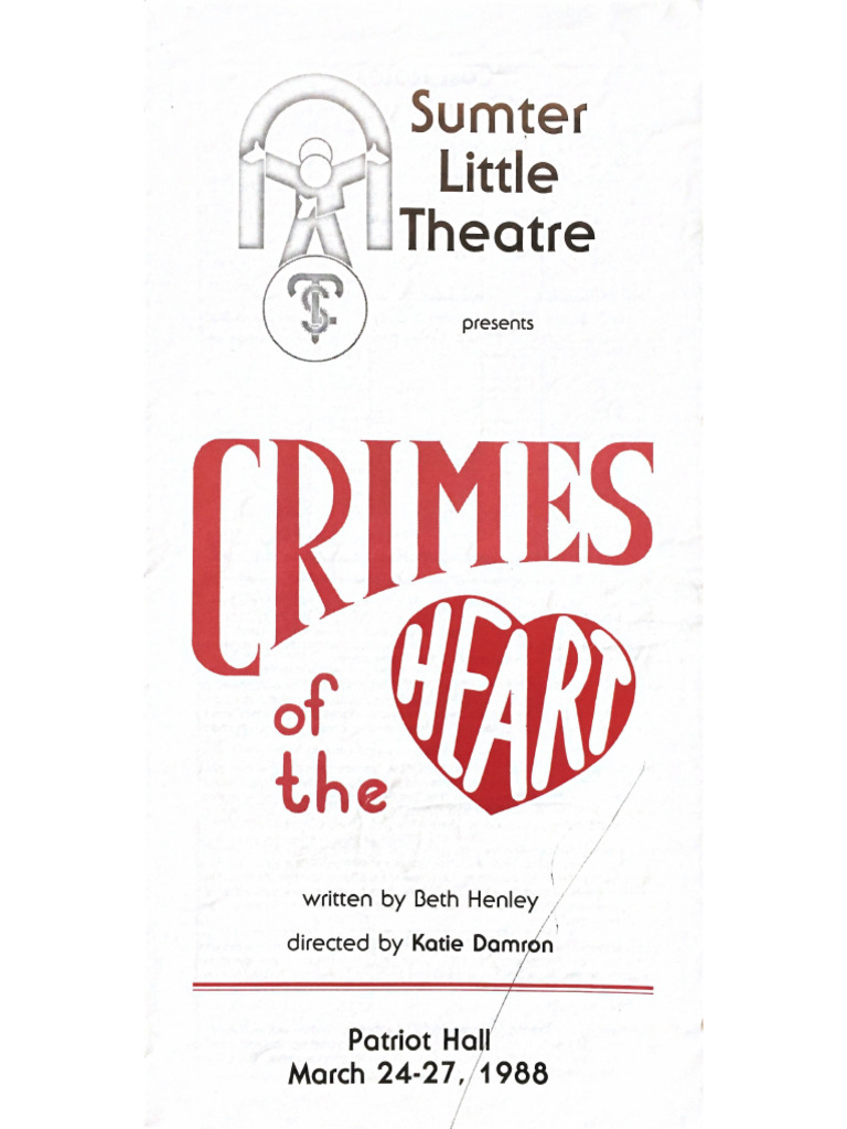 SLT - 1988 - 03 - Crimes of The Heart | PDF