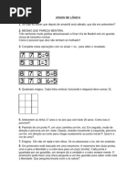 Teste de Einstein - Teste de QI - Racha Cuca | PDF | Lógica