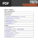 Garage Strength Template | PDF | Weight Training | Strength Training