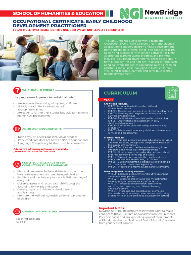 Tourism Revision Booklet 2024 - MSED English | PDF | Early Childhood Education | Learning