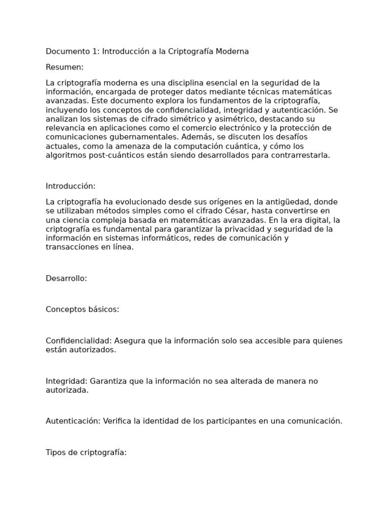 Introducción A La Criptografía | PDF