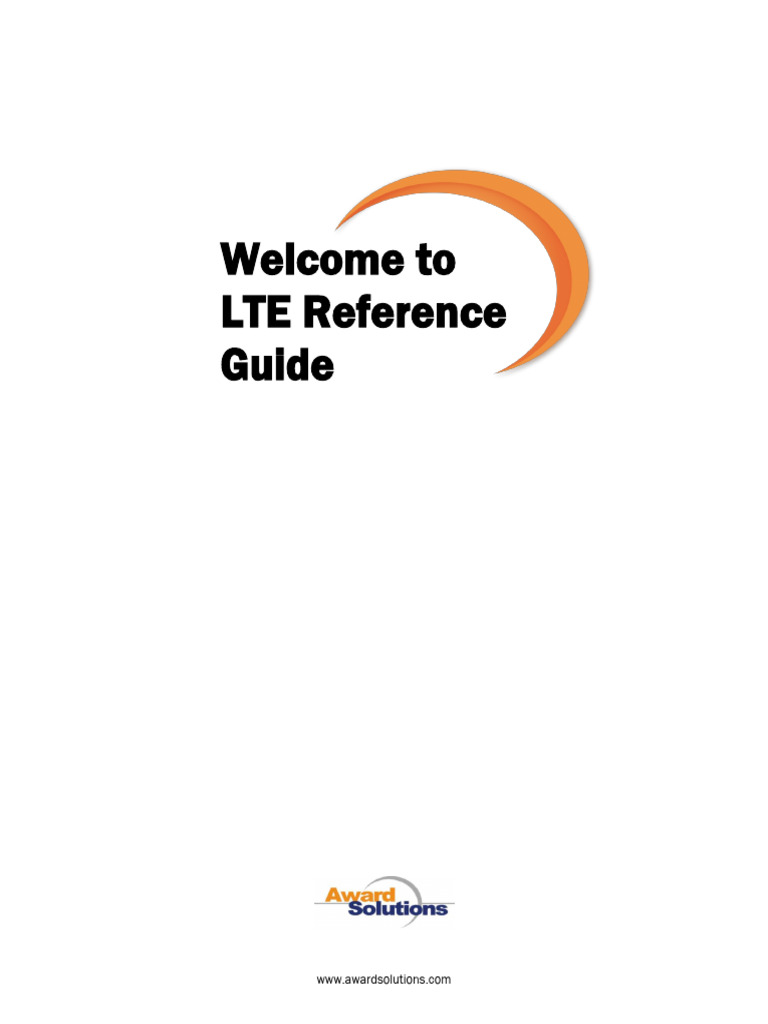 LTE 109 Welcome To LTE RefGuide v1.1 | PDF | 4 G | Computer Network