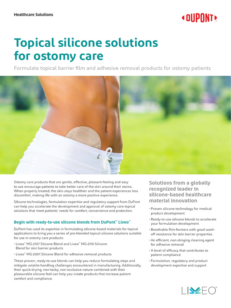 Topical-Silicone-Solutions-for-Ostomy-Care | PDF | Silicone | Patent Infringement
