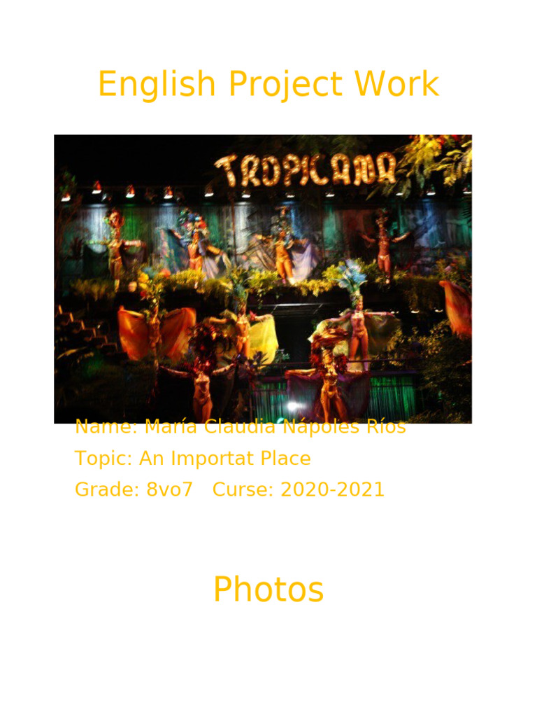 English Project Work | PDF