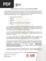 Guía para crear correo MSEV | PDF