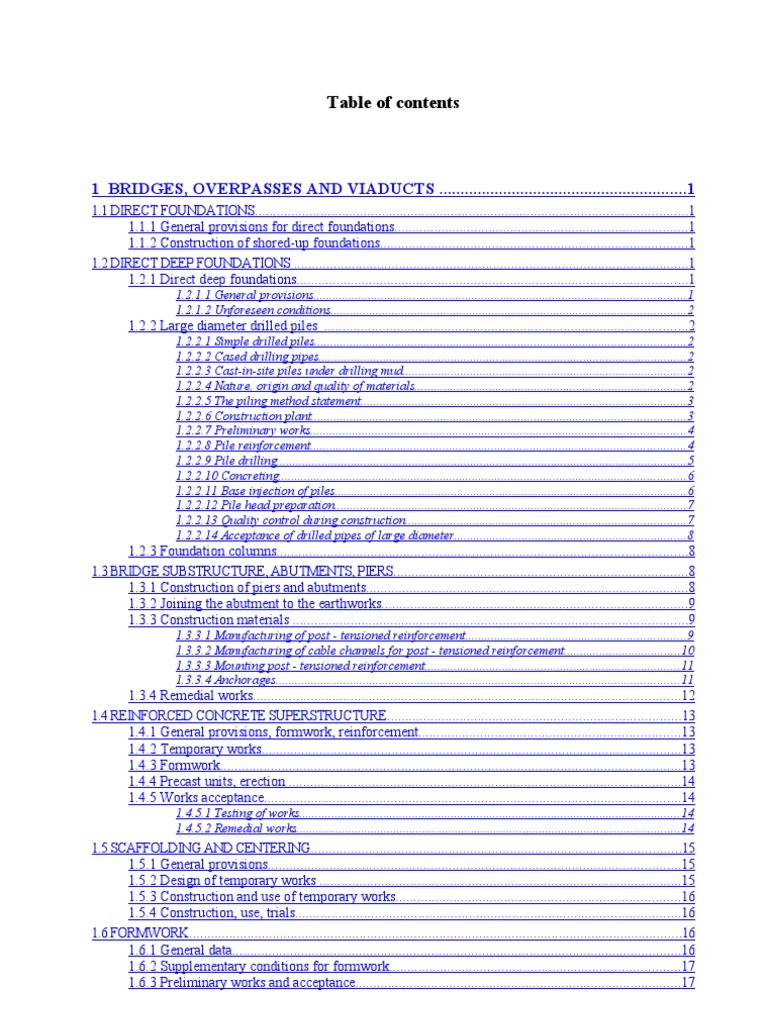 General Specification - Roads and Bridges | PDF | Deep Foundation | Asphalt