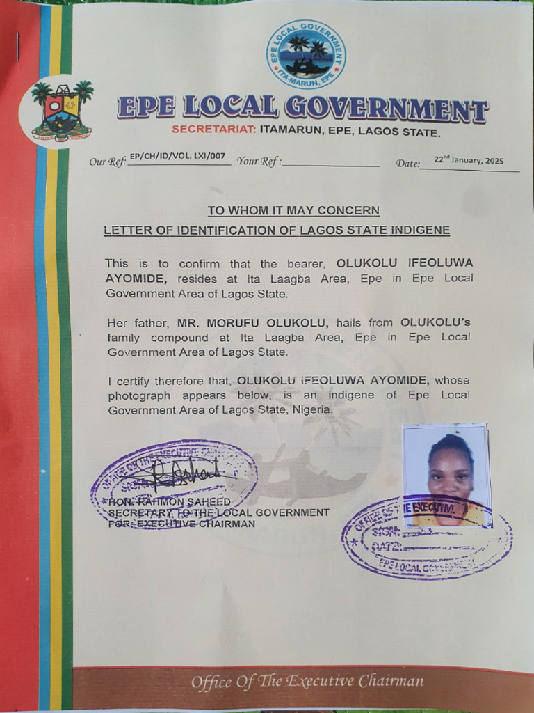 Indigenous Letter | PDF