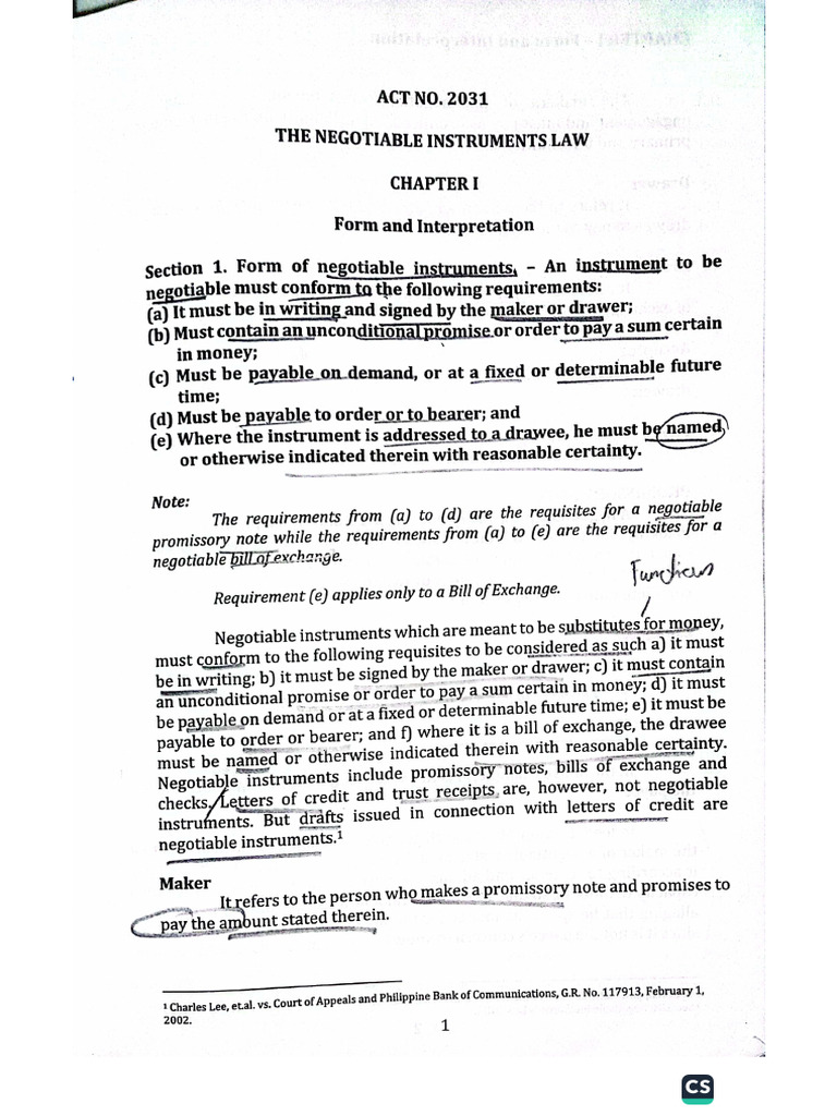 NIL Form and Interpretation | PDF