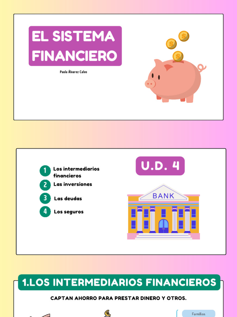 U.D. 4. El sistema financiero | PDF