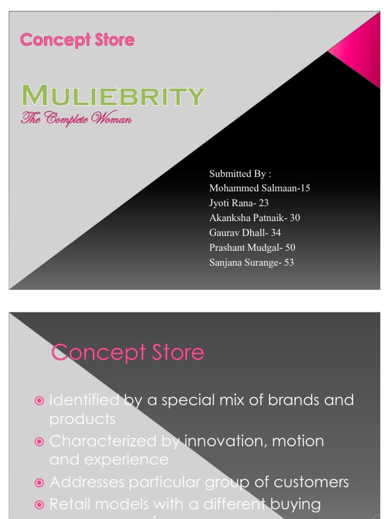 Concept Store | PDF