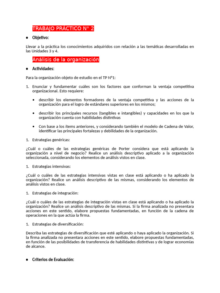 Consignas TP 2 2024 | PDF