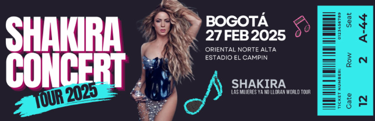 ENTRADA SHAKIRA | PDF