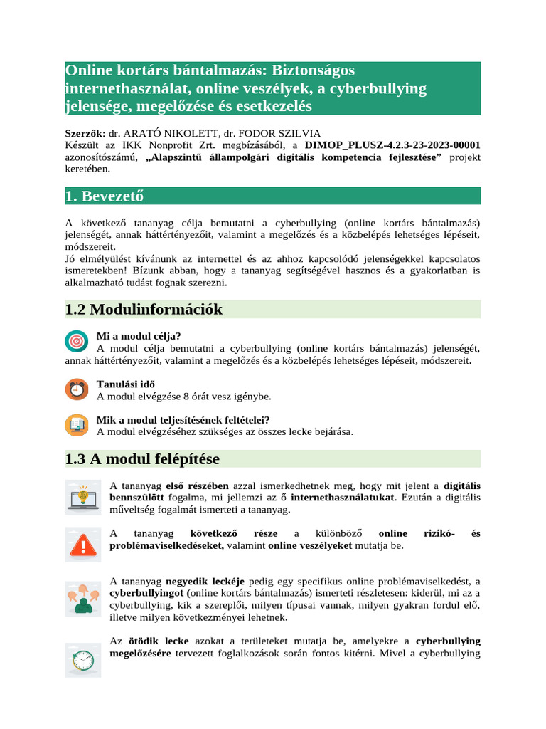 DIMOP Tananyag | PDF