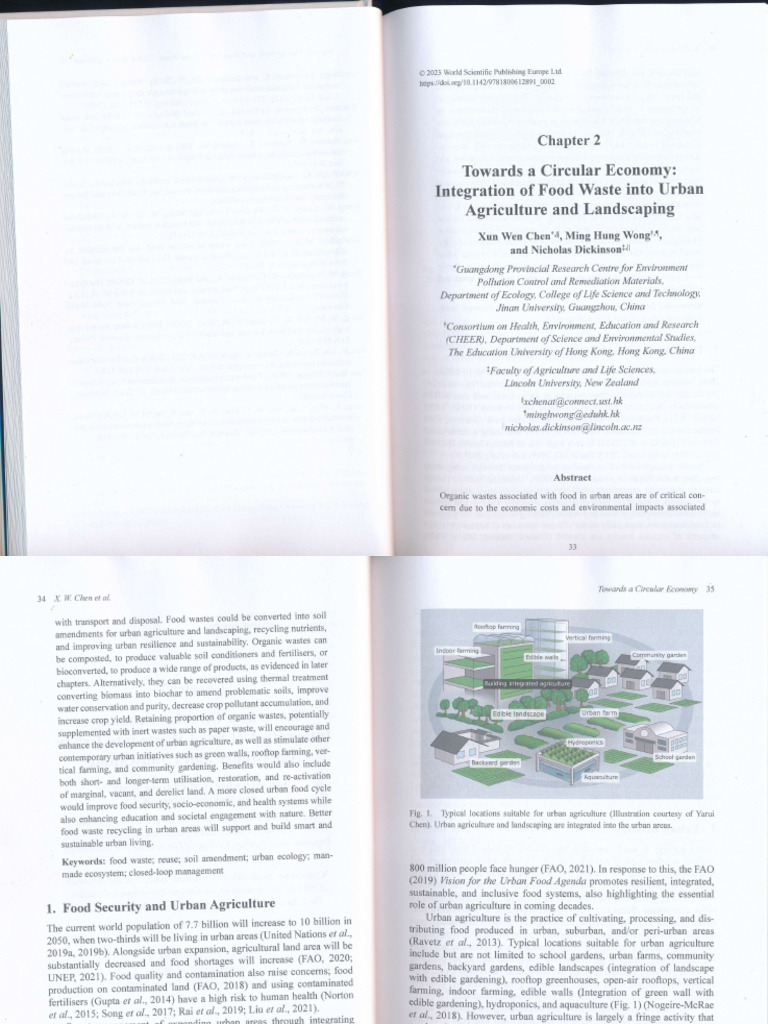 Circular Economy Lntegration of Food Waste Into Urban | PDF ...