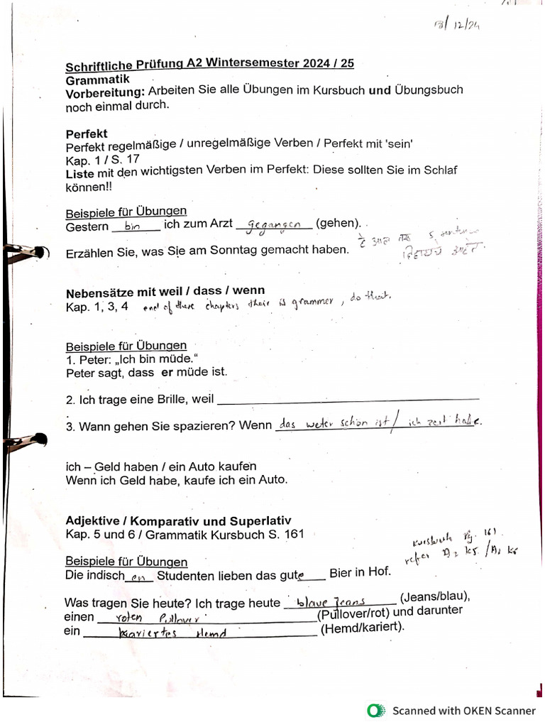 German A2 Paper pattern | PDF