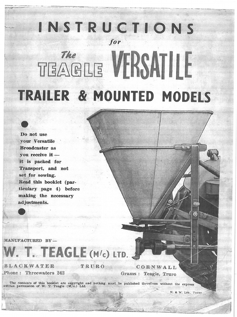 Teagle Versatile | PDF