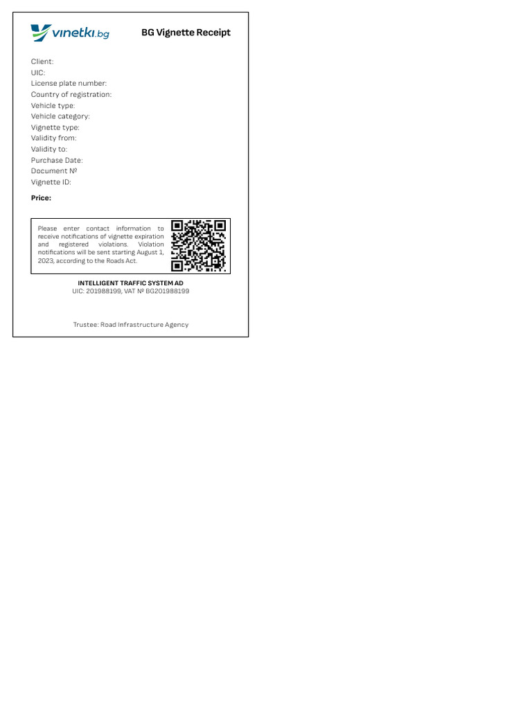 BG Vignette Receipt | PDF