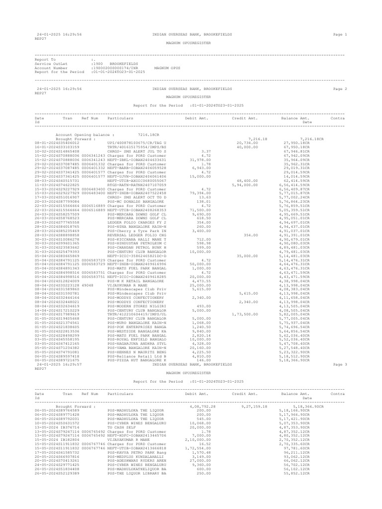 CA 190002000000174 Magnum Opus Statement | PDF | Debits And Credits ...