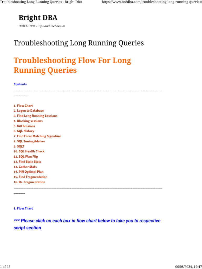 troubleshooting_long_running_query | PDF | Database Index | Information ... troubleshooting_long_running_query | PDF | Database Index | Information ...