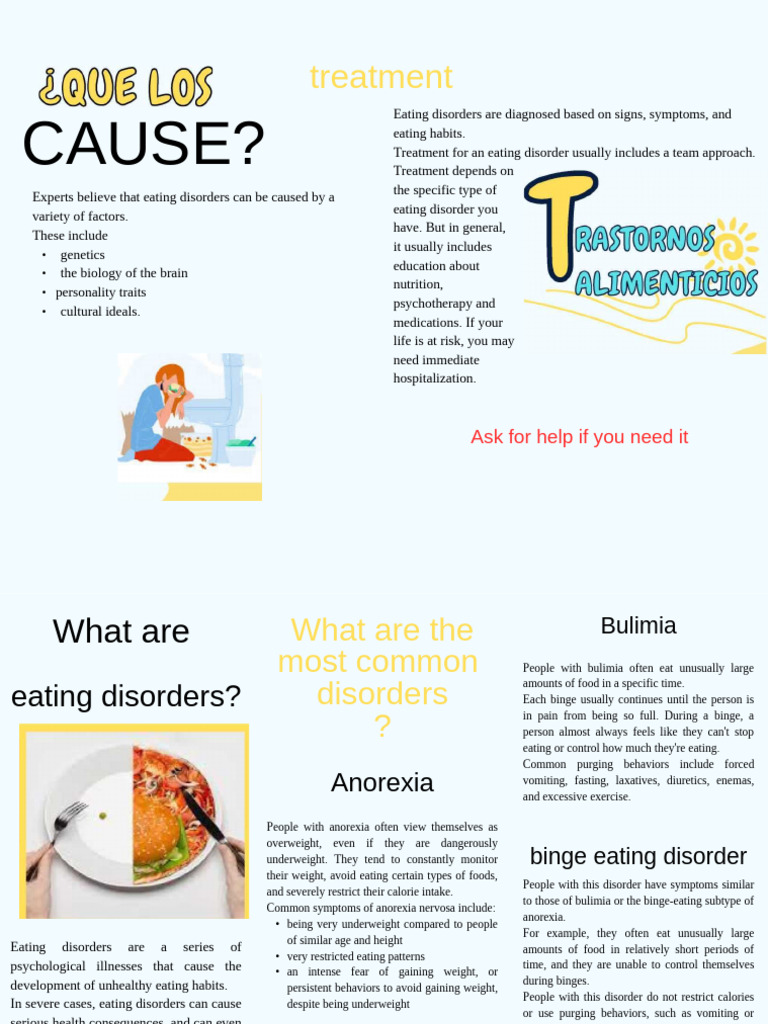 eating disorders brochure | PDF | Eating Disorder | Anorexia Nervosa