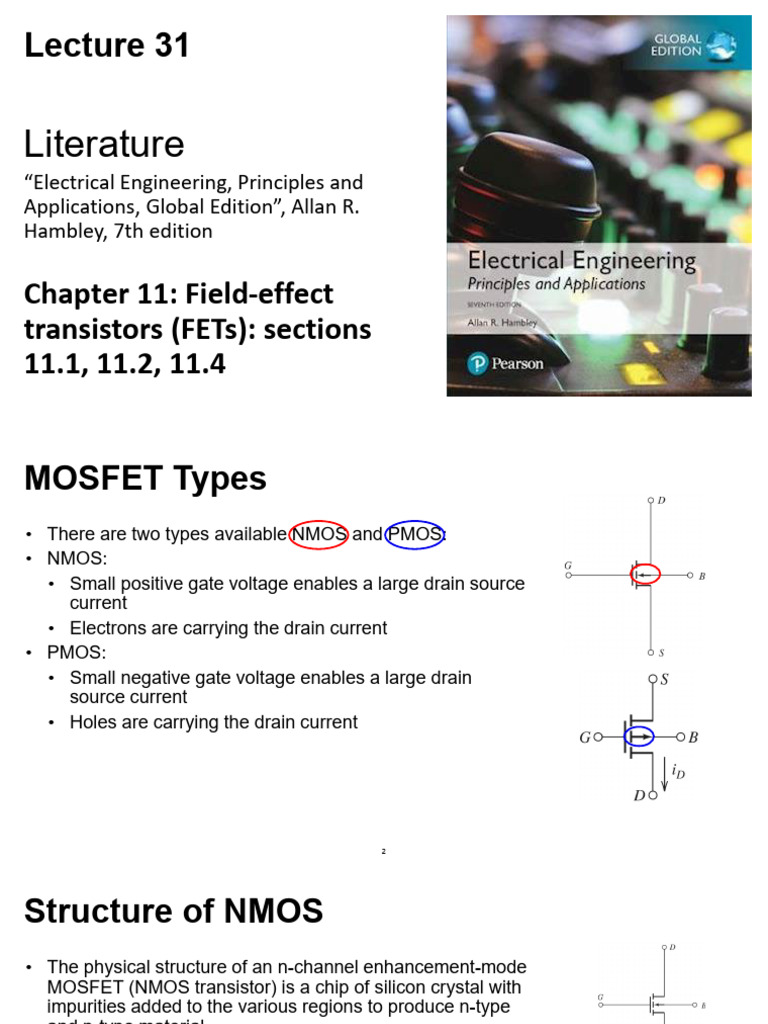 ELTR1_Lecture 31 | PDF | Mosfet | Field Effect Transistor