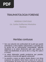 Medicina Legal - Agentes Contundentes y Lesiones (Der-204, Grupo A1) | PDF