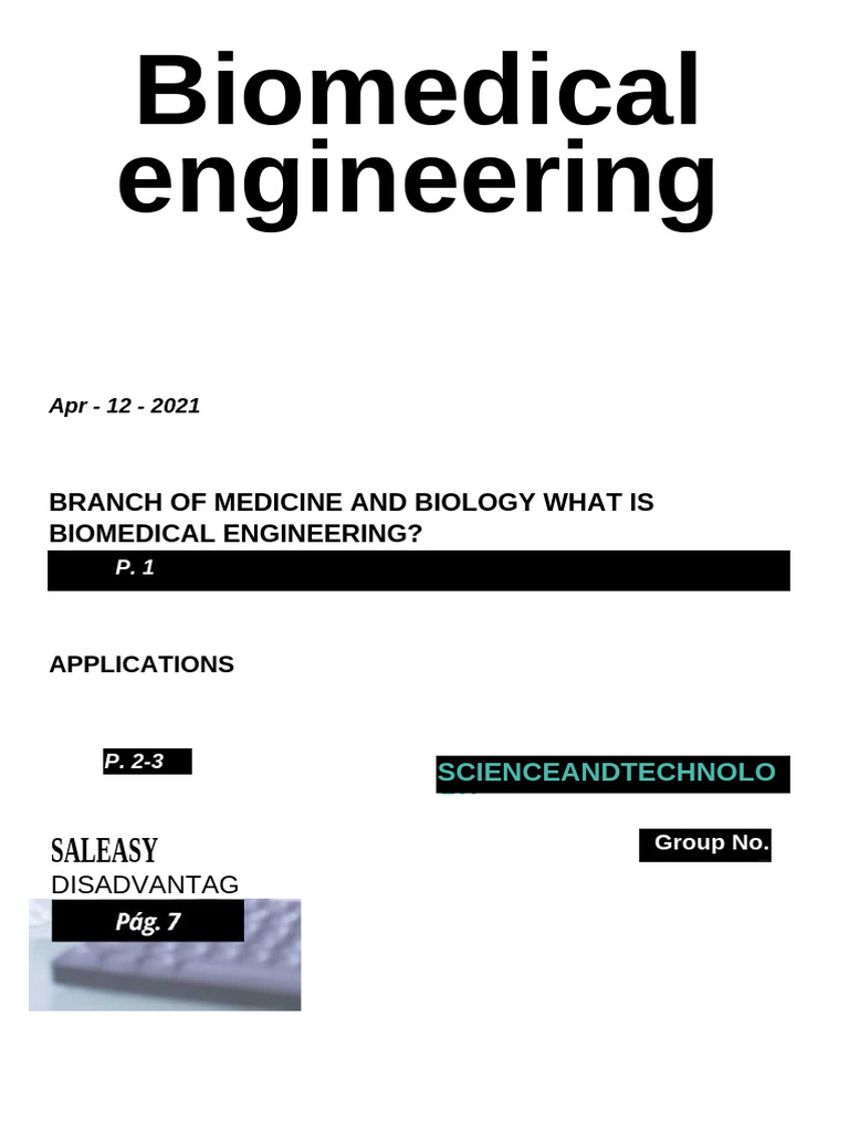 Portfolio - Biomedical Engineering | PDF | Biomedical Engineering | Engineering