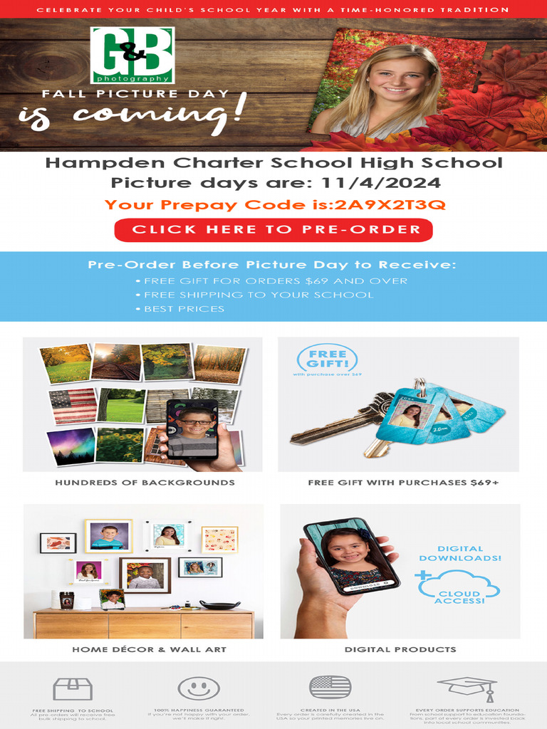 Picture Day Reminder | PDF