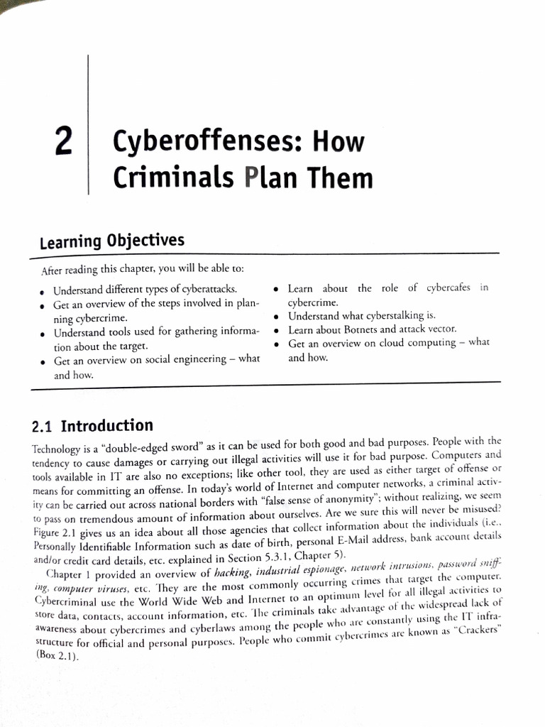 Cybersecurity Chapter-1 2 | PDF