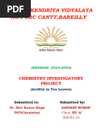 Chemistry Project Front Page Design | PDF