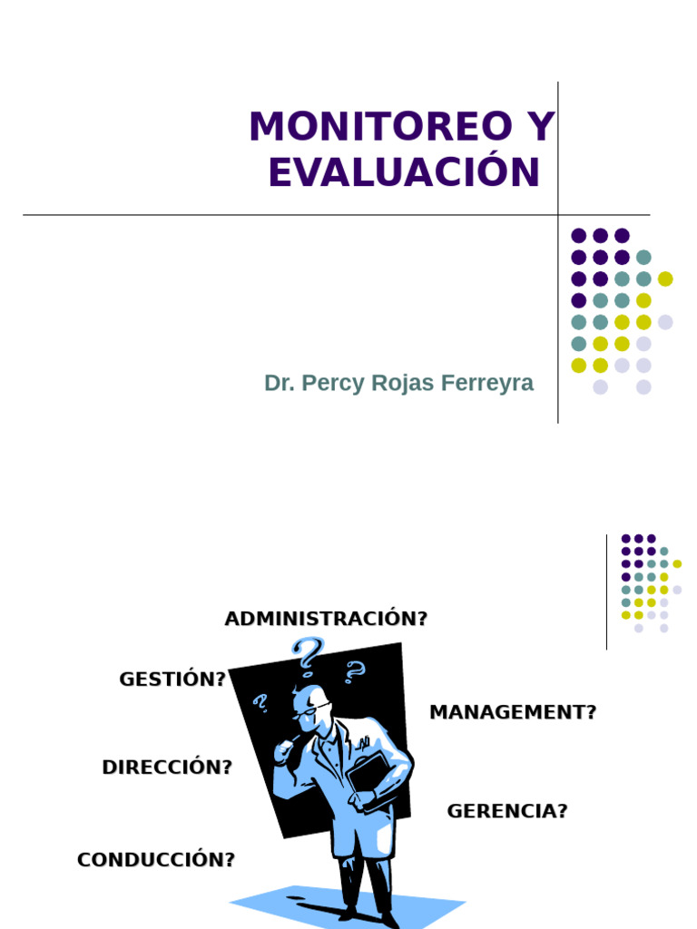 GS Clase 3 | PDF | Evaluación | Monitoreo y evaluación