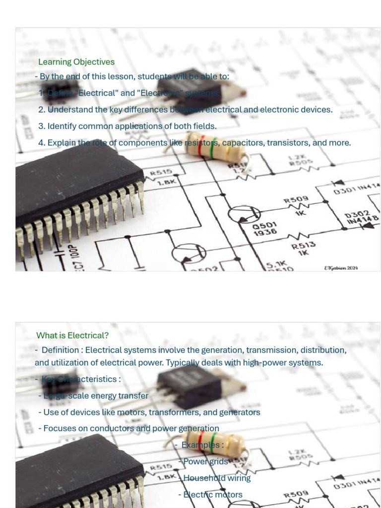 Intro_Part 1 | PDF | Electronics | Electricity