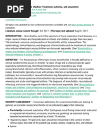 Bronchiolitis Starship Guideline | PDF | Pneumonia | Hypoxia (Medical)