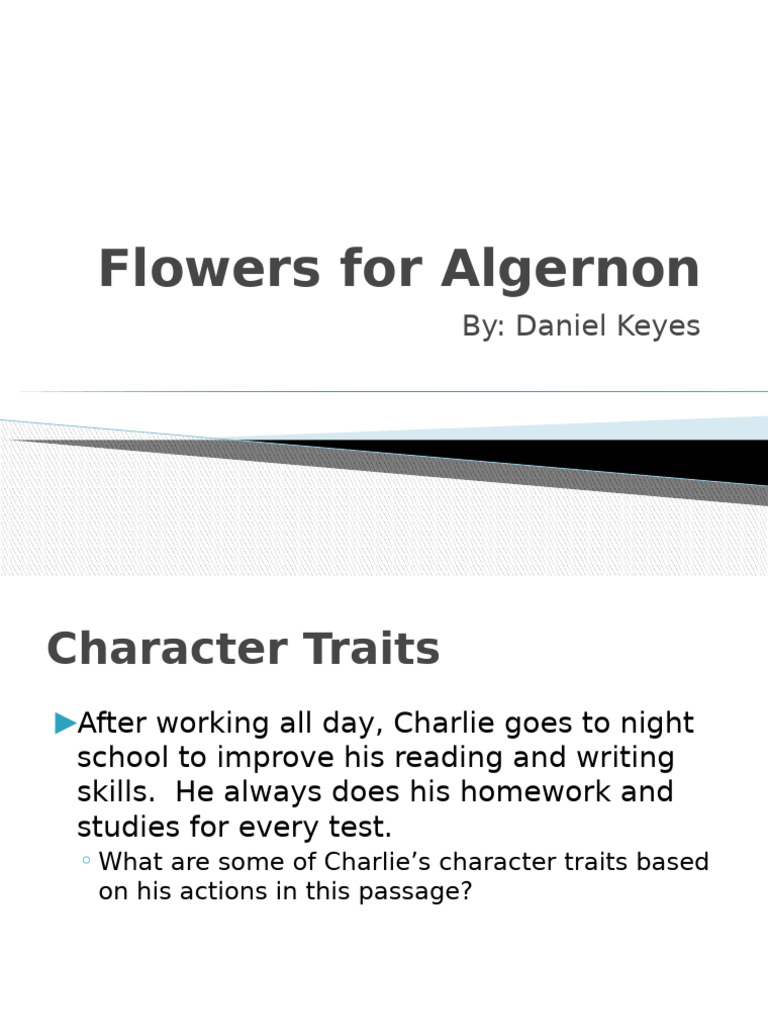 Flowers For Algernon | PDF
