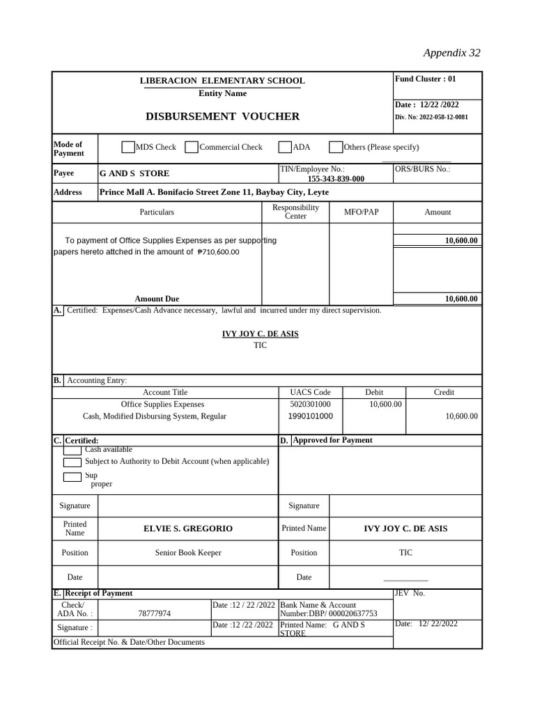 G AND S STORE | PDF | Payroll | Payments G AND S STORE | PDF | Payroll | Payments