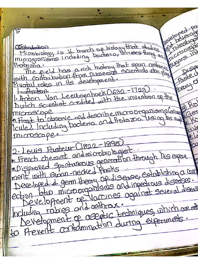 MIC101 (History, Staining, Microbial Types) | PDF
