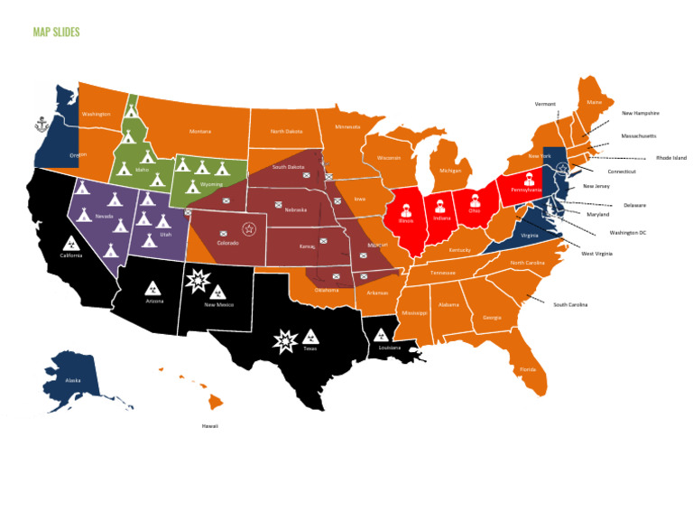 US State Map Slides Overview | PDF