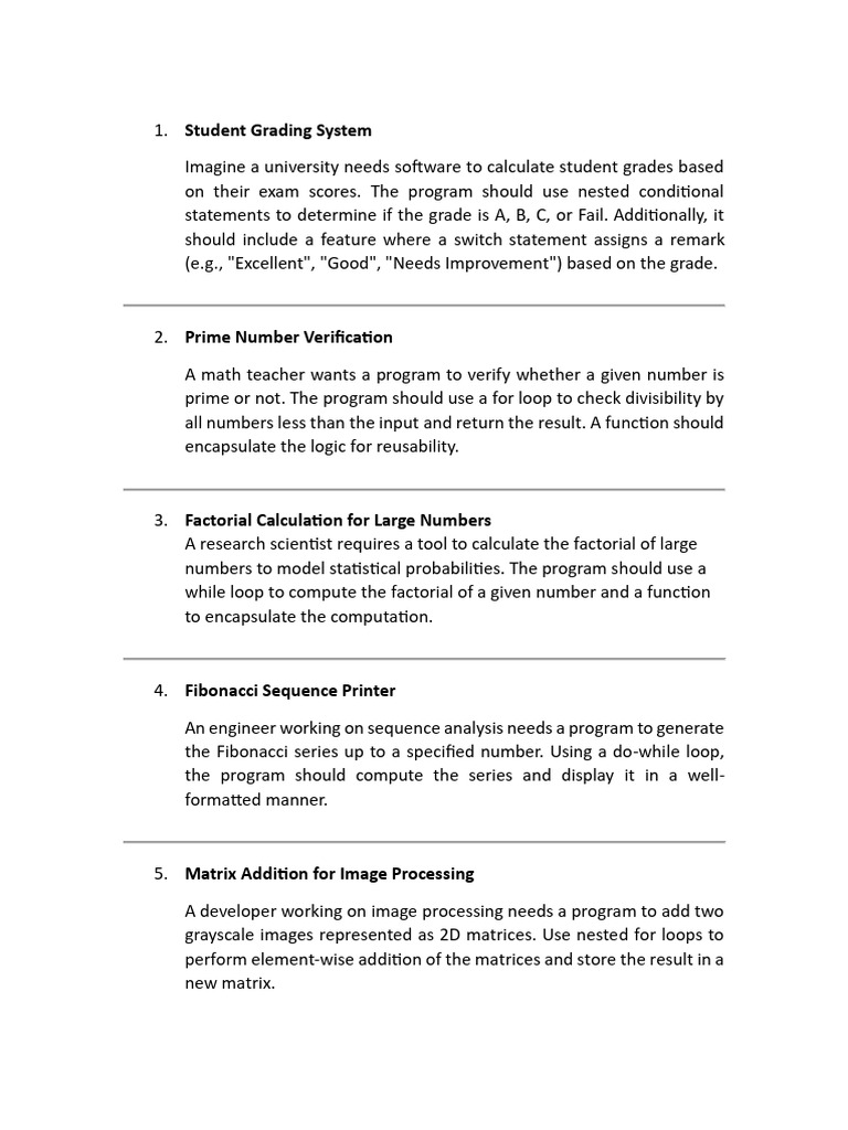 Lab Final Paper Material 013201 | PDF | Matrix (Mathematics) | Computer ...