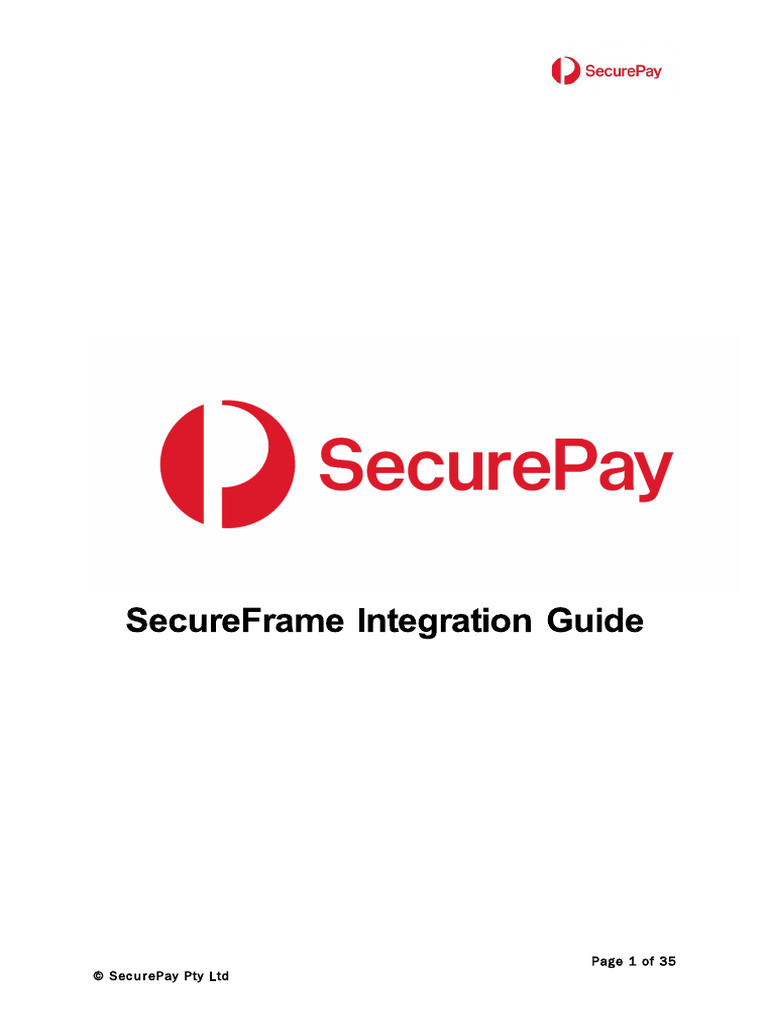 SecureFrame Integration Guide v.1.12 | PDF