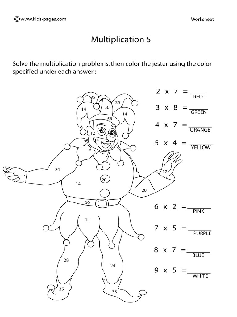 Multiplication 5 | PDF