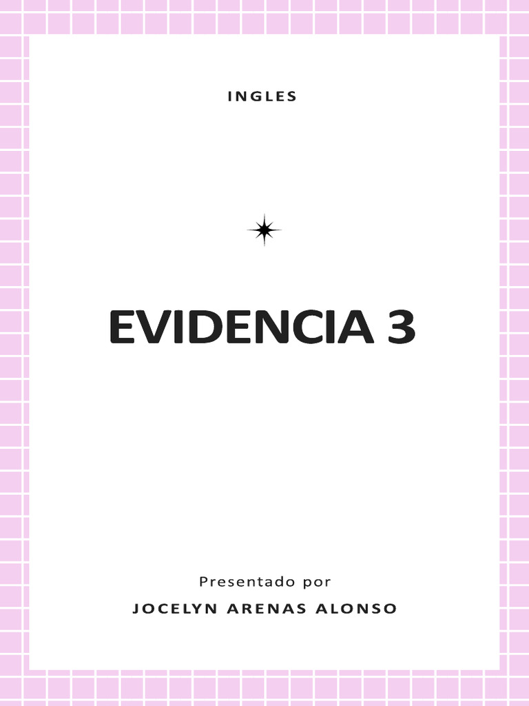 Evidencia 3 Ingles | PDF