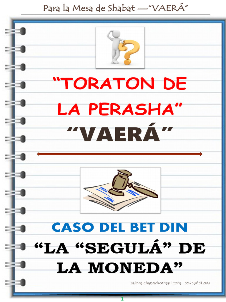 VAERÁ | PDF | Libro del éxodo | Nombres de Dios en el judaísmo