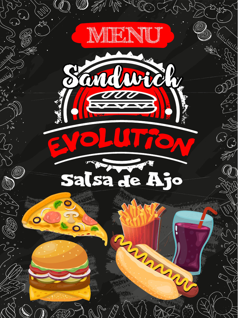 Menu Sandwich Evolution New | PDF | Tocino | Cerdo